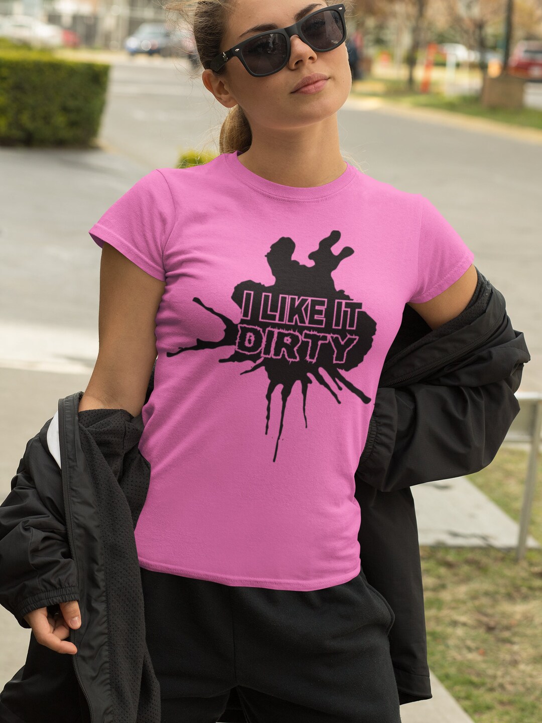 I Like It Dirty Muddy T-shirt Design, Getting Down and Dirty Digital ...