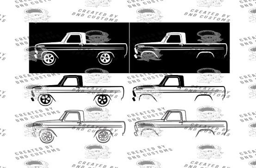 1967-72 Ford F100 Truck Design, 1967, 1968, 1969, 1970, 1971, 1972 ...