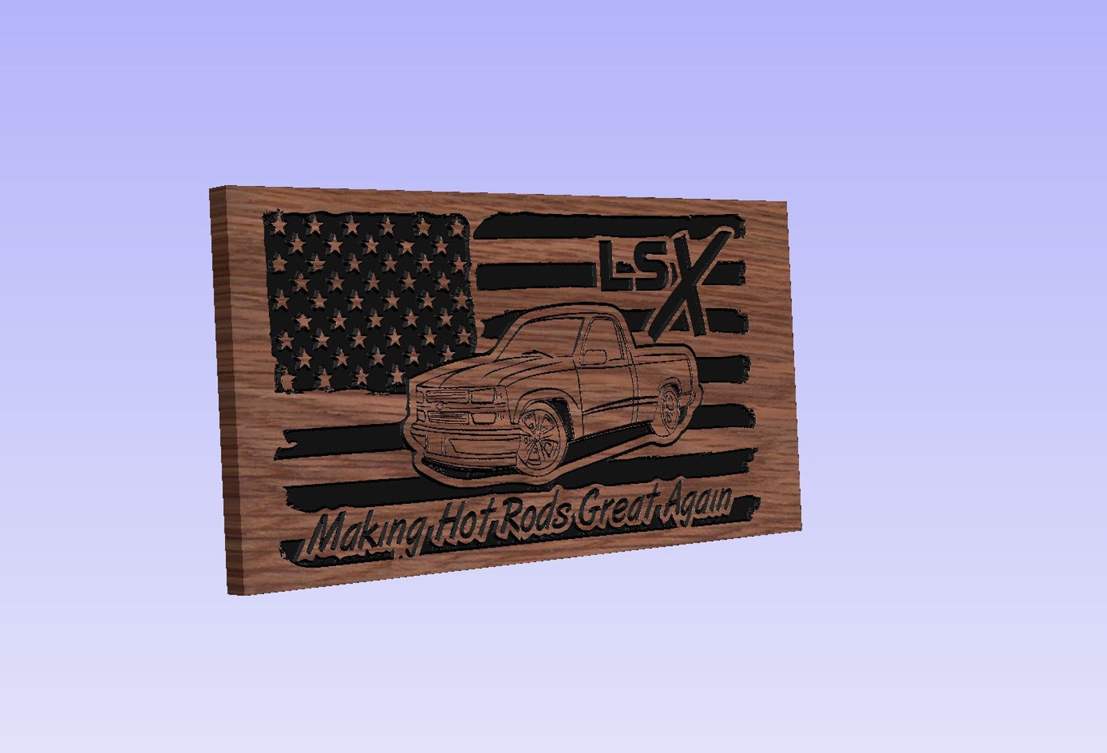 LSX Making Hotrods Great Again Silverado SVG and DXF digital - Etsy