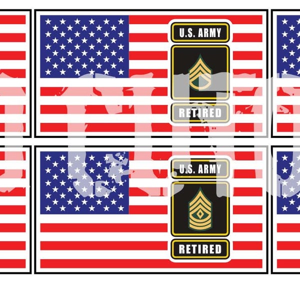 Us Army Retired Svg - Etsy