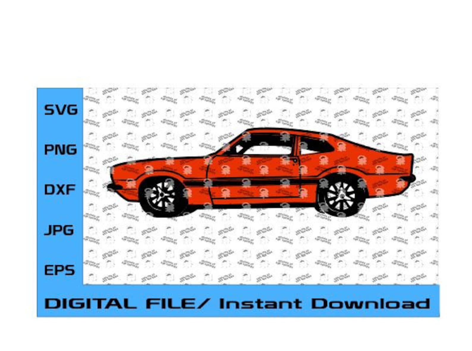 1970 Ford Maverick Ford Maverick SVG Classic Ford Maverick - Etsy