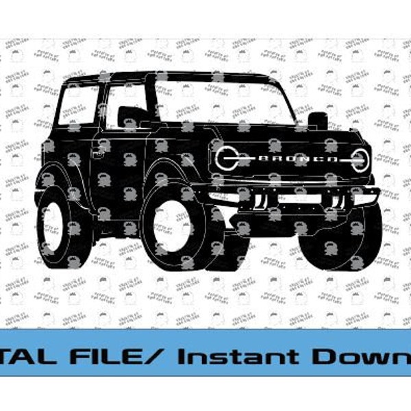Ford Bronco Svg - Etsy