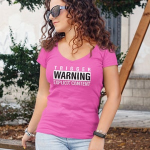 Trigger Warning, Explicit Content - SVG, EPS, Dxf(digital File Only ...