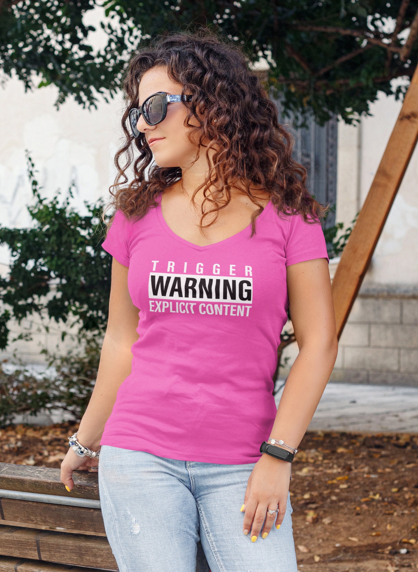 Trigger Warning, Explicit Content - SVG, EPS, Dxf(digital File Only ...
