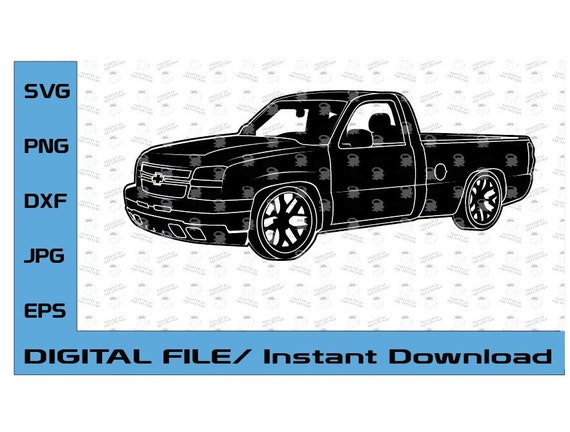 2006 Chevy Truck SVG Design 2006 Chevy Silverado SVG - Etsy