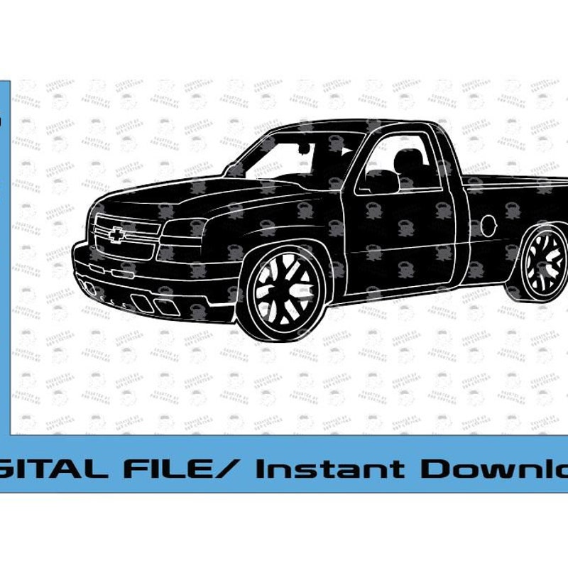 Chevy Silverado Svg - Etsy