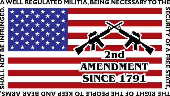 Defend 2nd Amendment digital design. Support the 2nd | Etsy