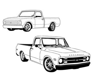 1969 C10 Svg - Etsy Ireland