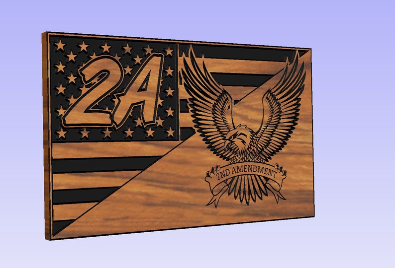 Eagle Flag Split 2nd Amendment Digital Design. Support the - Etsy