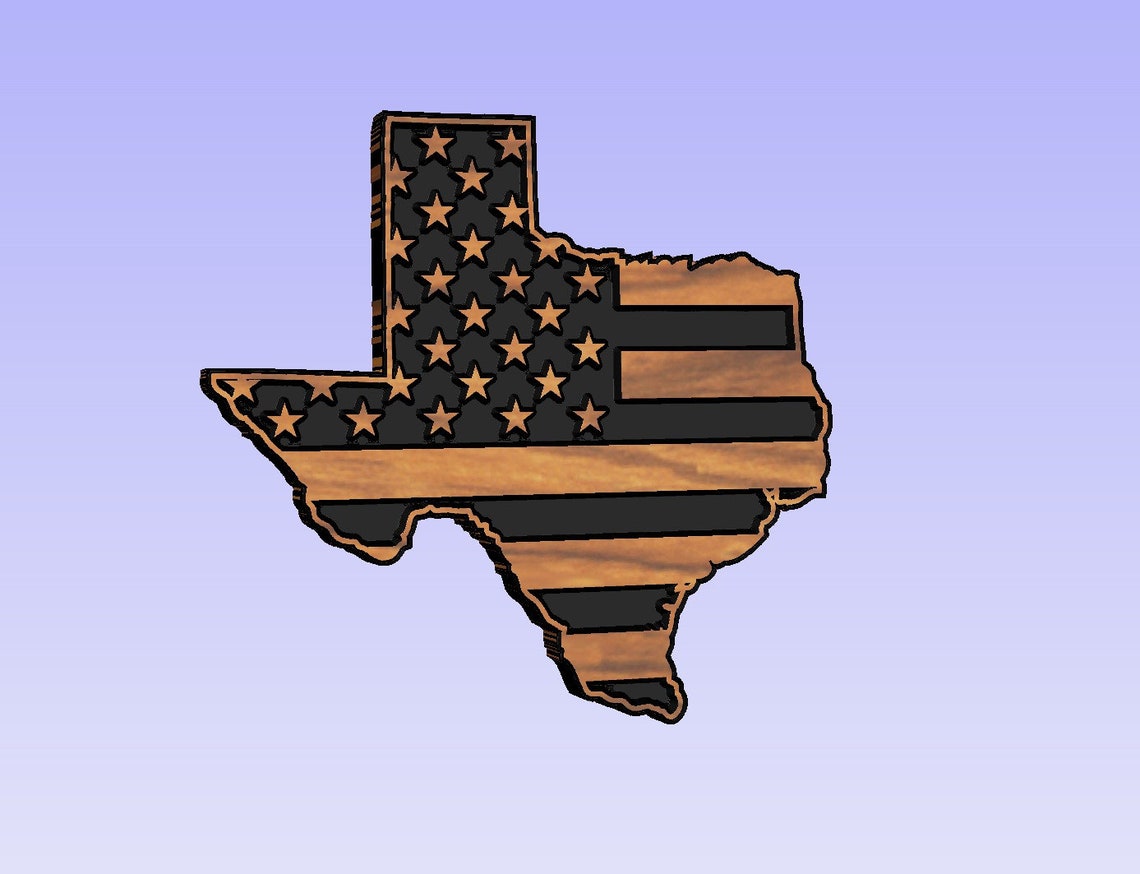 Texas State American Flag Design, Digital Download, Home and or Wall ...