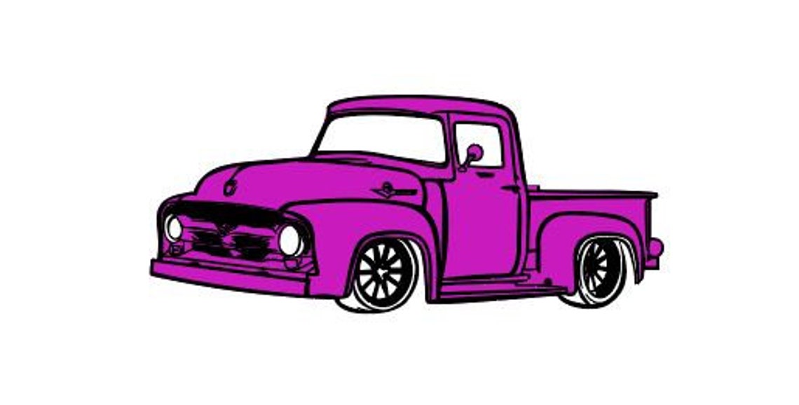 1956 Ford F100 Truck SVG, Truck SVG, Classic Truck SVG - Etsy