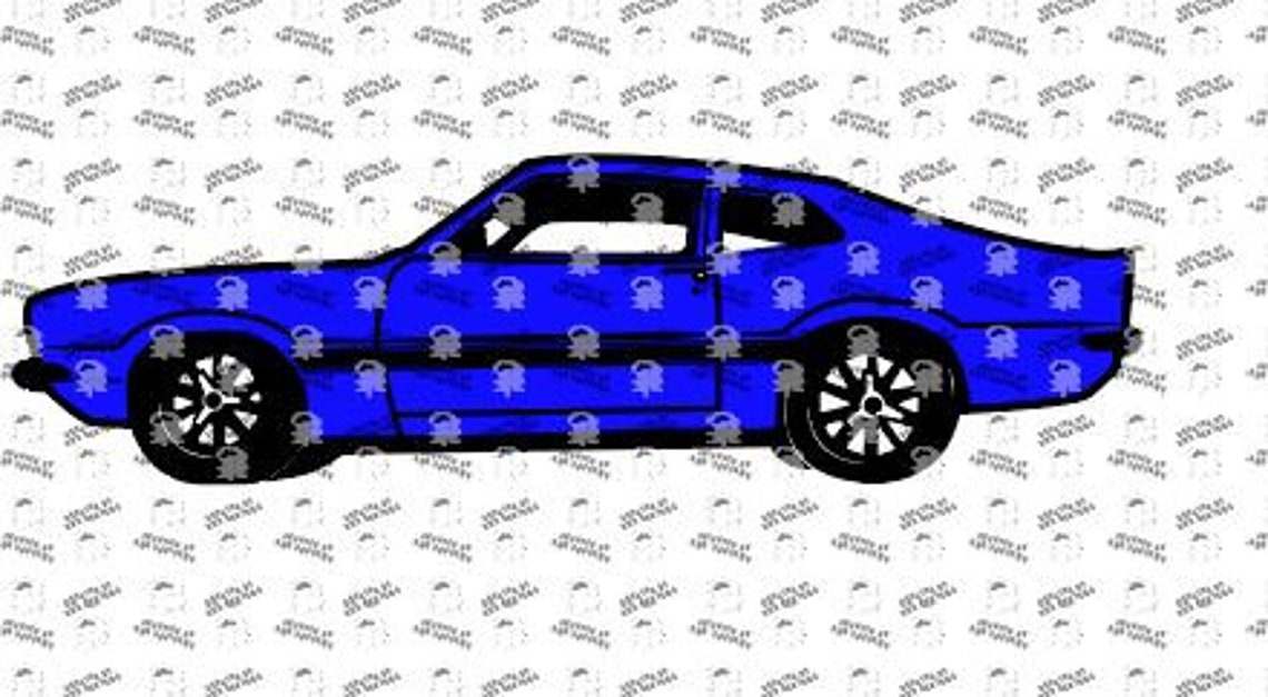 1970 Ford Maverick, Ford Maverick SVG, Classic Ford Maverick, Classic ...