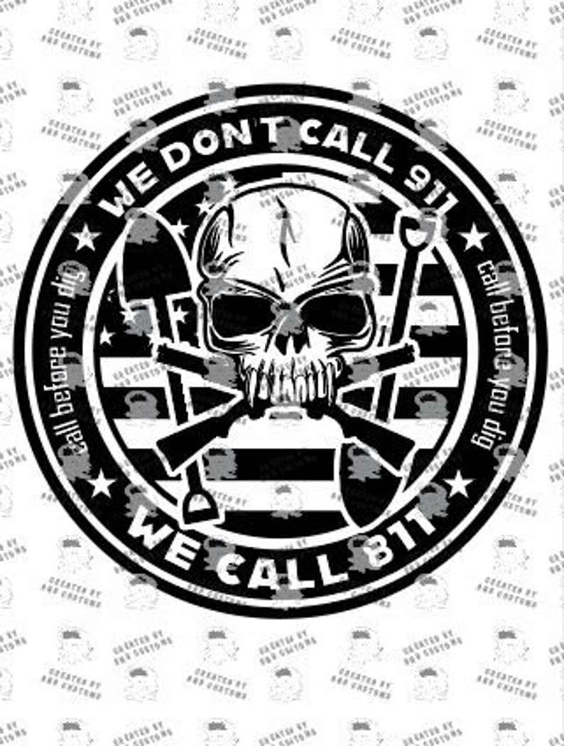 We Don't Call 911, We Call, 811! 2nd Amendment SVG, With White Only and ...