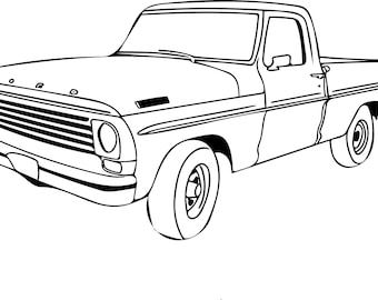 Ford F100 Dxf - Etsy