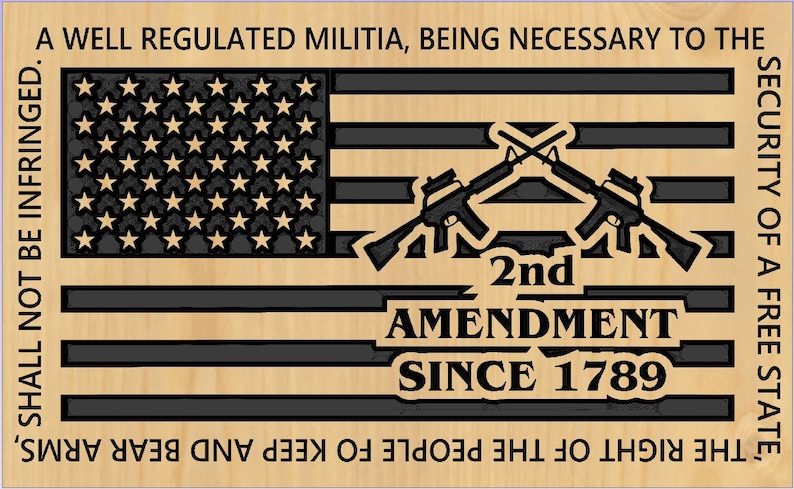 2nd Amendment SVG Digital Design Bundle. 50% Savings 10 | Etsy