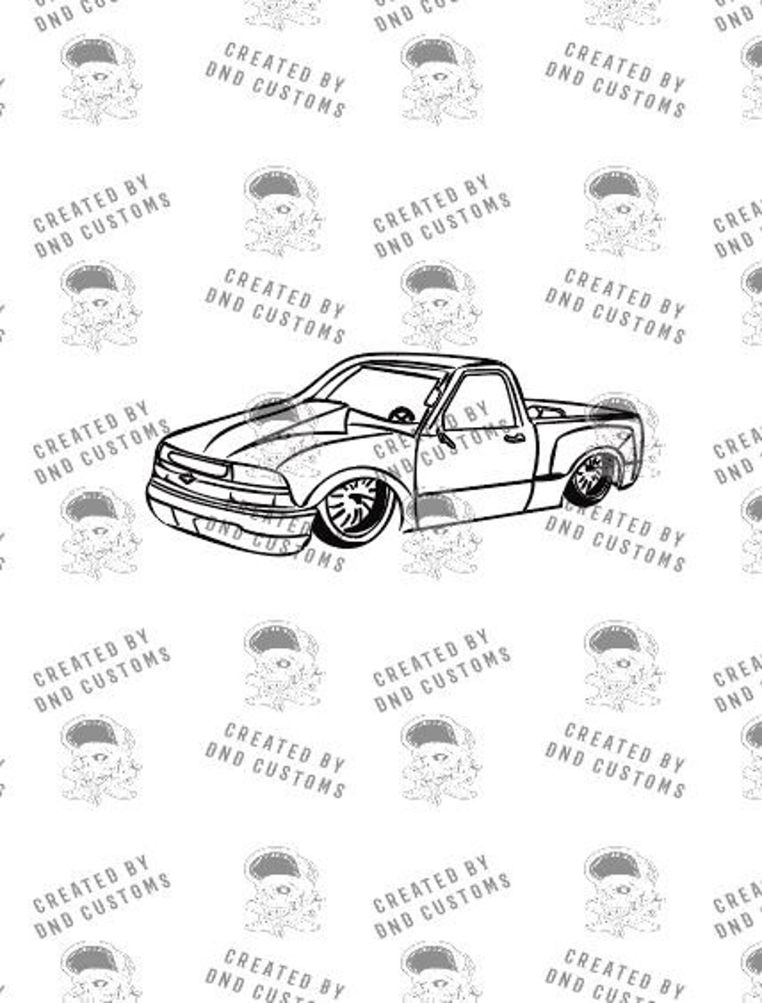 Chevy S-10 Lowrider SVG, Chevy Truck, Chevrolet S-10 Digital Design - Etsy