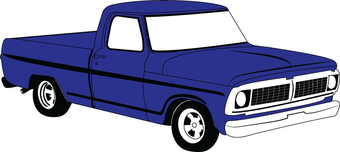 1970 Ford Truck F100, Ford Truck SVG, Ford F100 SVG, Ford Ranger SVG ...