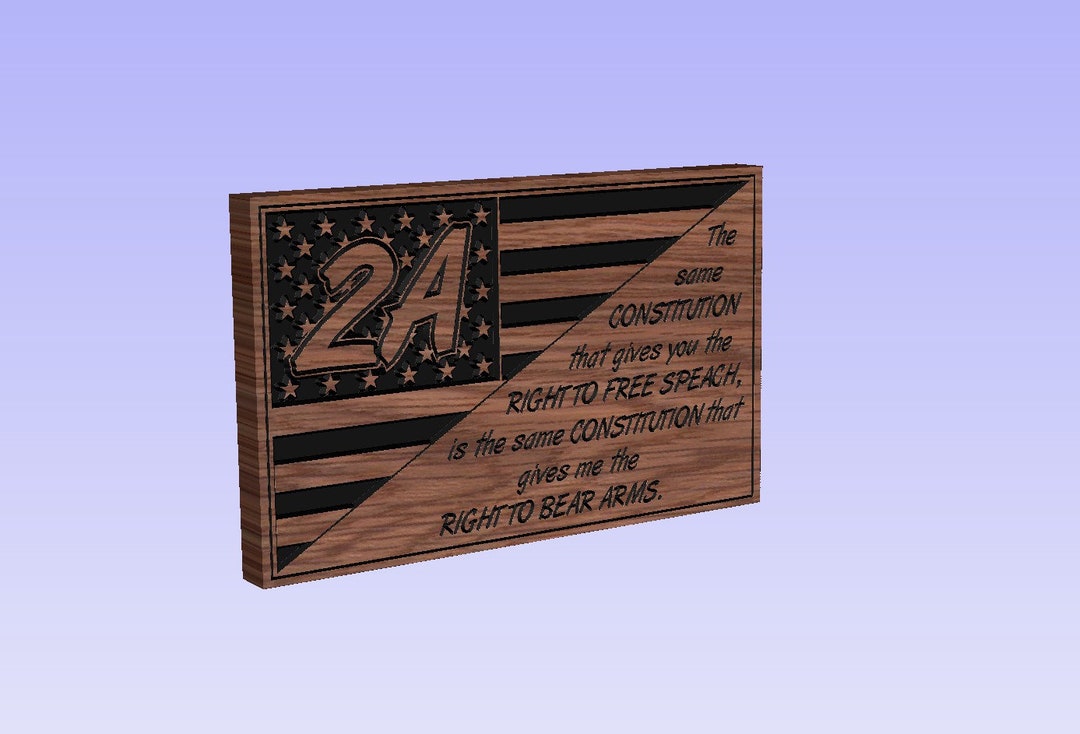 2nd Amendment US Flag Constitution - Support the Second Amendment and ...