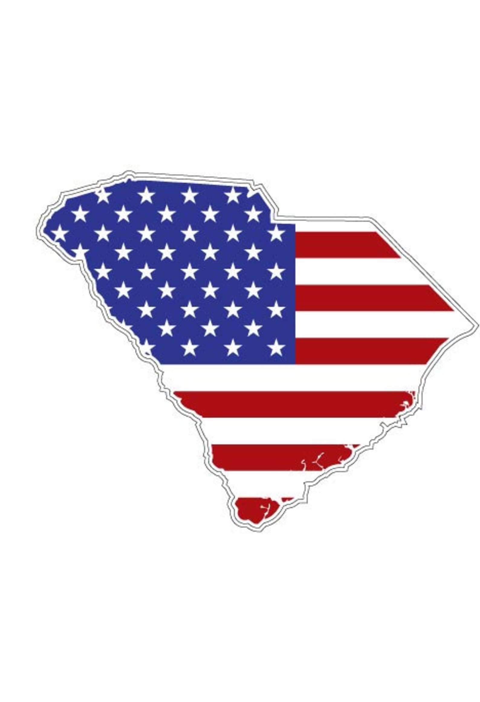 South Carolina State American Flag SVG SC Flag Svg South - Etsy