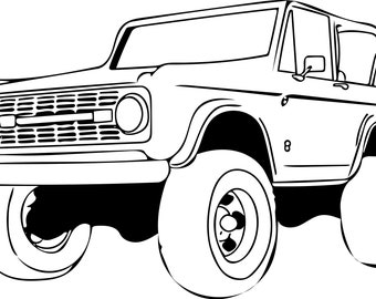 Ford Bronco Coloring Pages