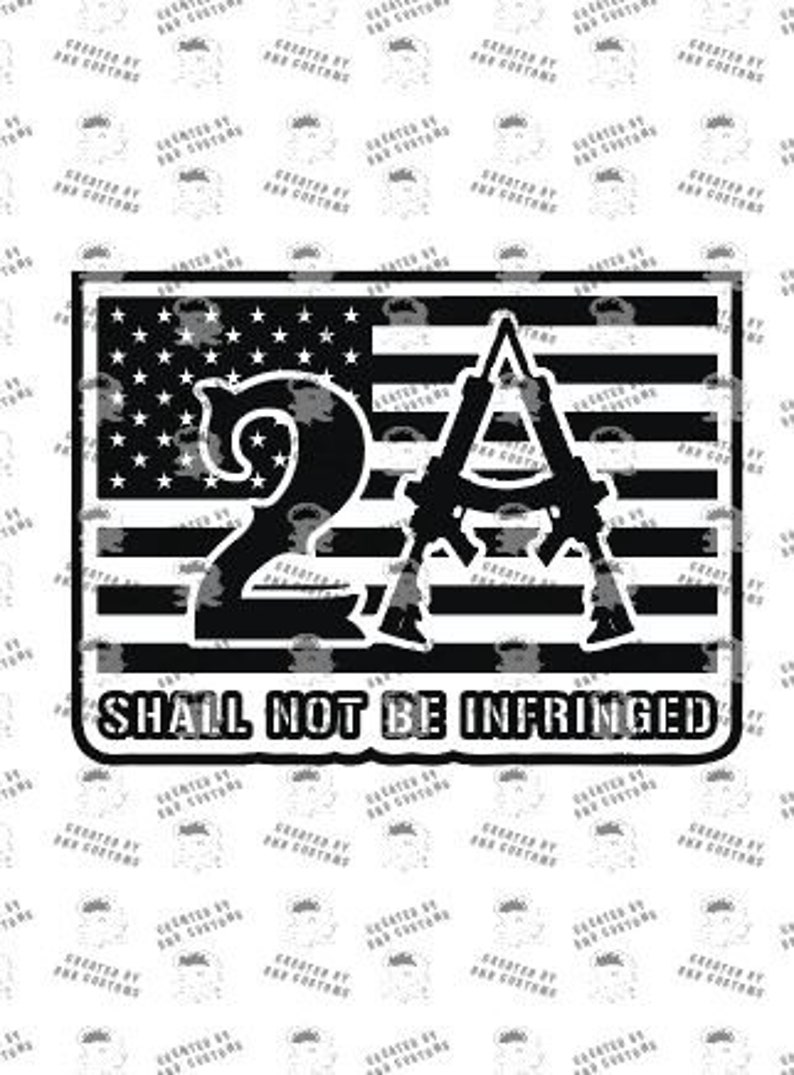 2nd Amendment Flags Two Designs - Shall Not Be Infringed Digital Design. Support the Second ...