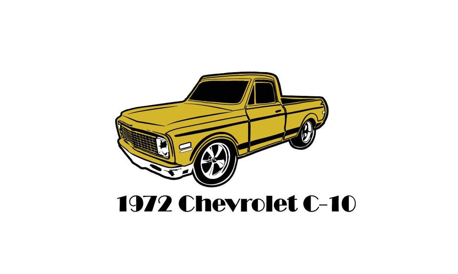 1972 C-10 SVG Classic SVG Truck Svg SVG - Etsy