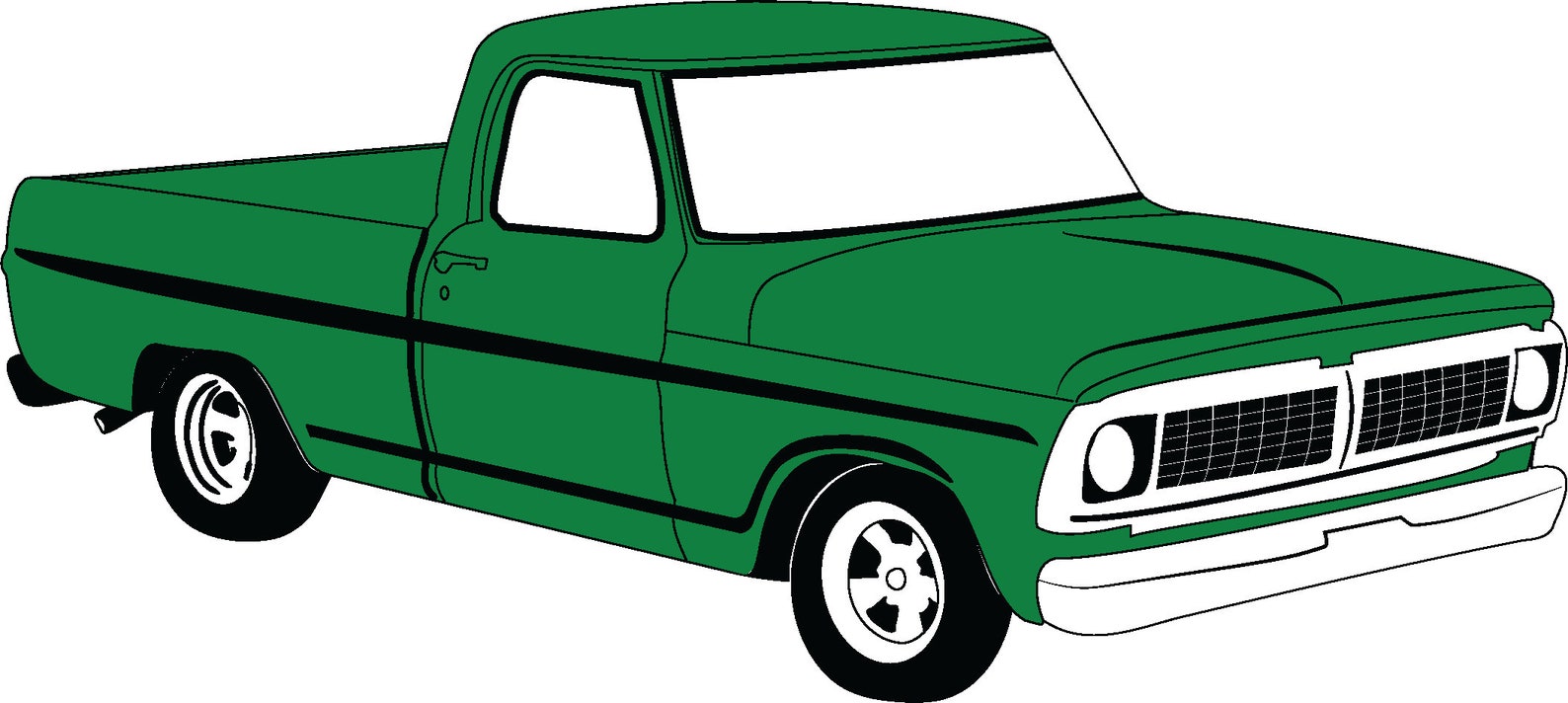 1970 Ford Truck F100, Ford Truck SVG, Ford F100 SVG, Ford Ranger SVG ...