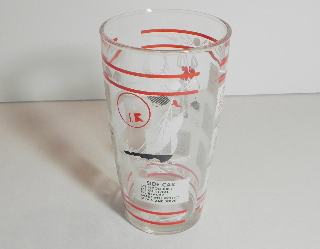 Sports Theme Cocktail Shaker Glass - Etsy