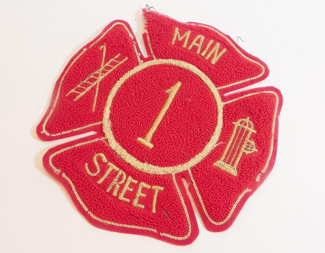 Large, Vintage Fire Company Patch - Etsy