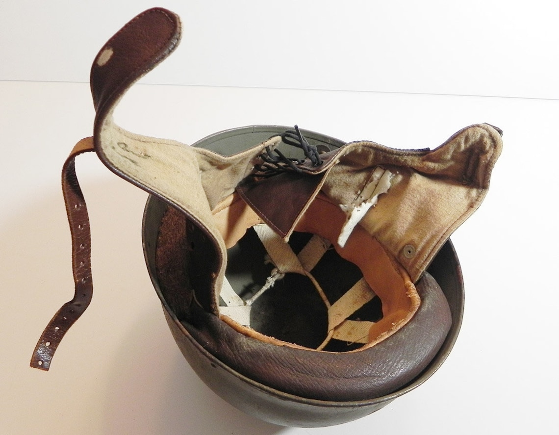 1942 Dated WW2 British Motorcycle Dispatch Riders Helmet - Etsy