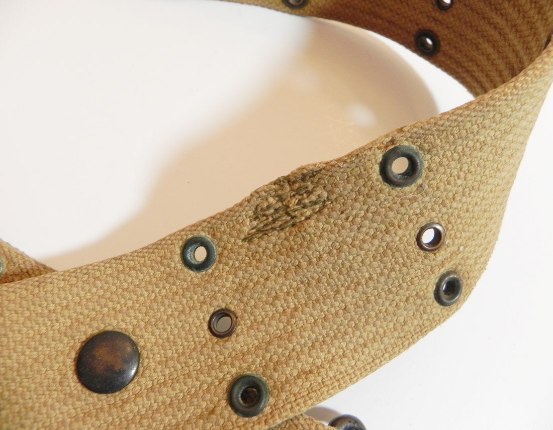 Early WW2 1936 Issue US Army Web Belt - Etsy