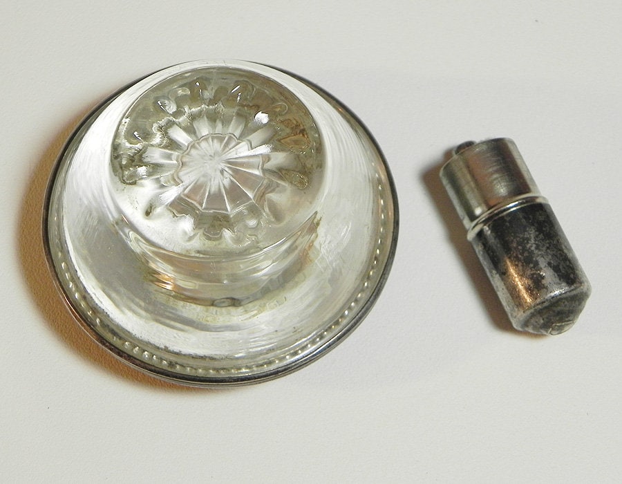 1930s HyGlo Glass & Sterling Silver Lighter | Etsy