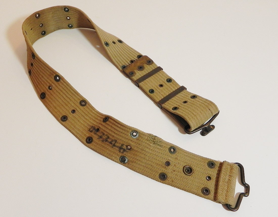 Early WW2 1936 Issue US Army Web Belt - Etsy
