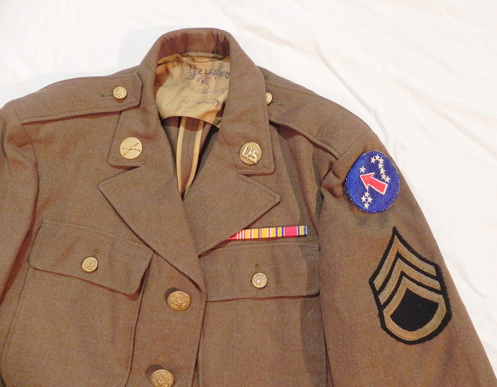 WW2 Pacific Theater US Army Sergeant's Tunic Style Uniform - Etsy