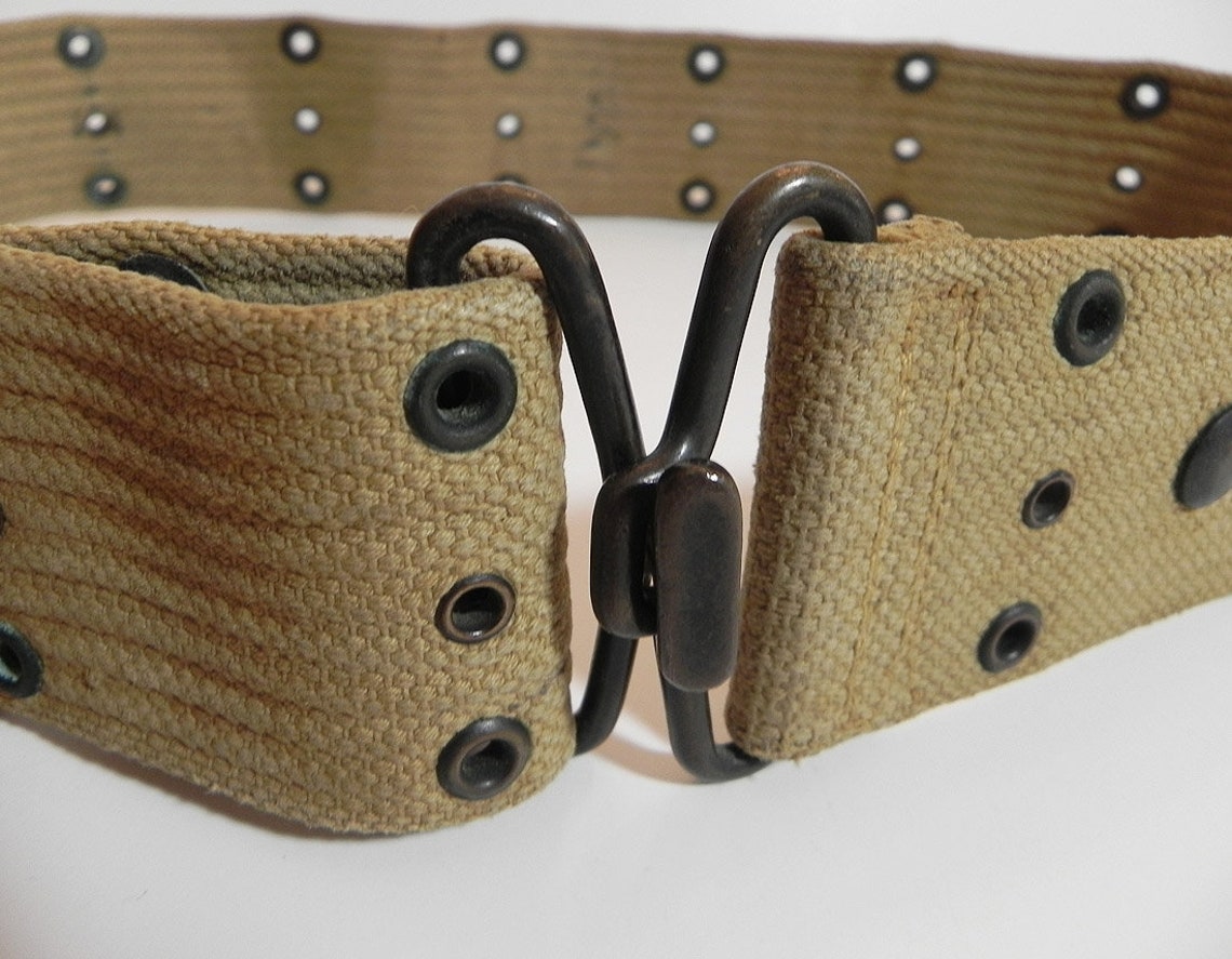 Early WW2 1936 Issue US Army Web Belt - Etsy