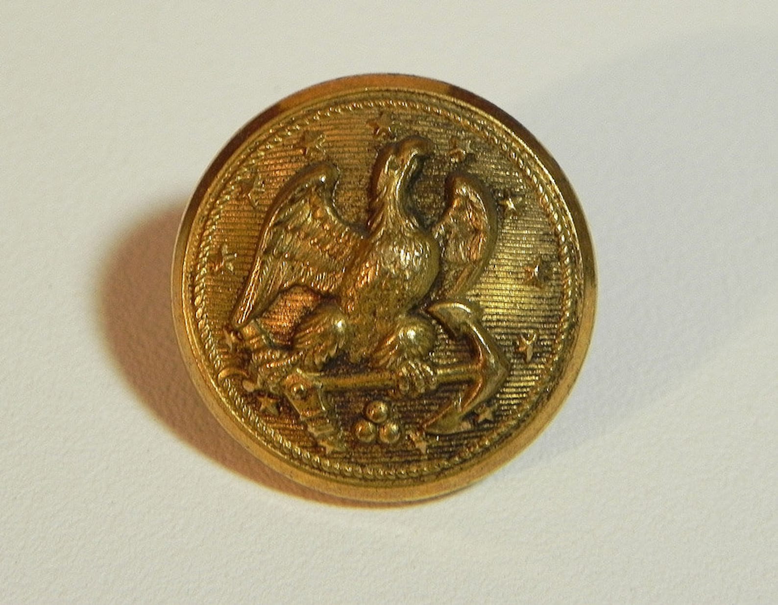 Nice Condition US Naval Button - Etsy