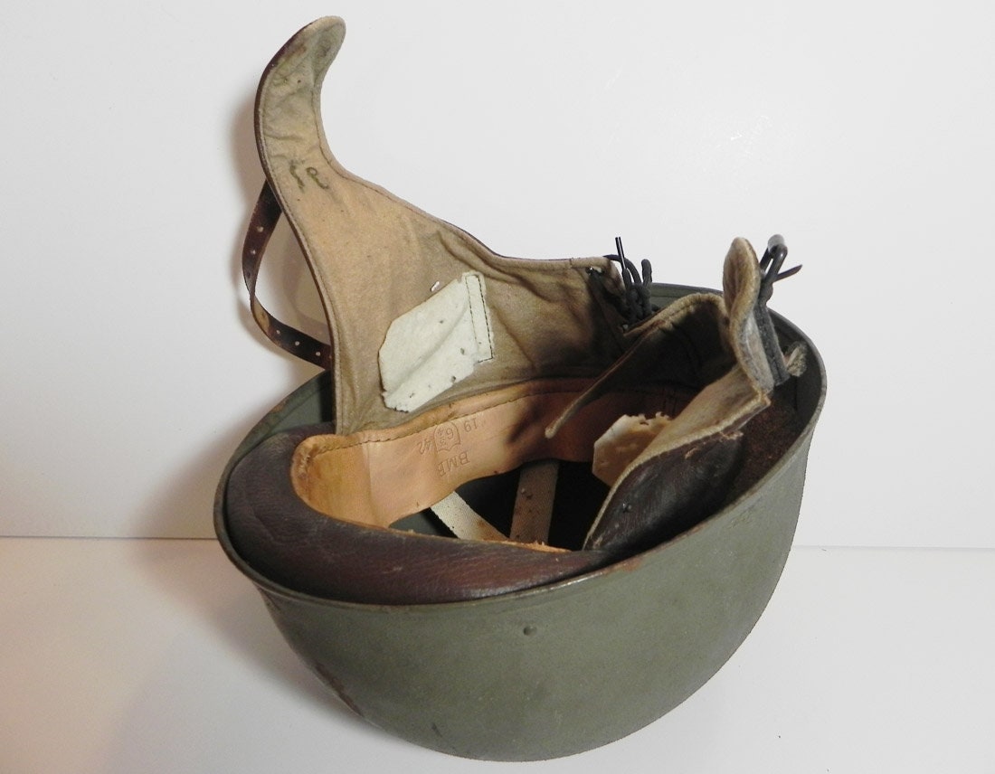 1942 Dated WW2 British Motorcycle Dispatch Riders Helmet - Etsy