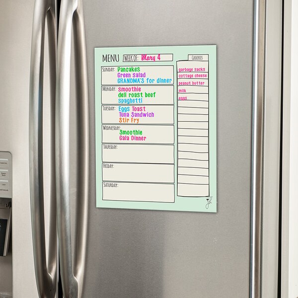 Magnetic Menu Board - Etsy