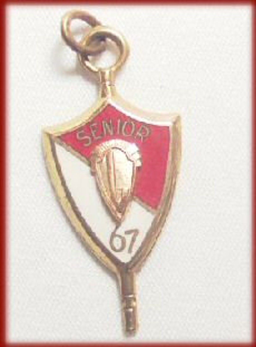 Vintage Josten 1967 Senior Pendant - Etsy