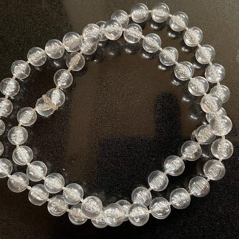 Clear Necklace - Etsy