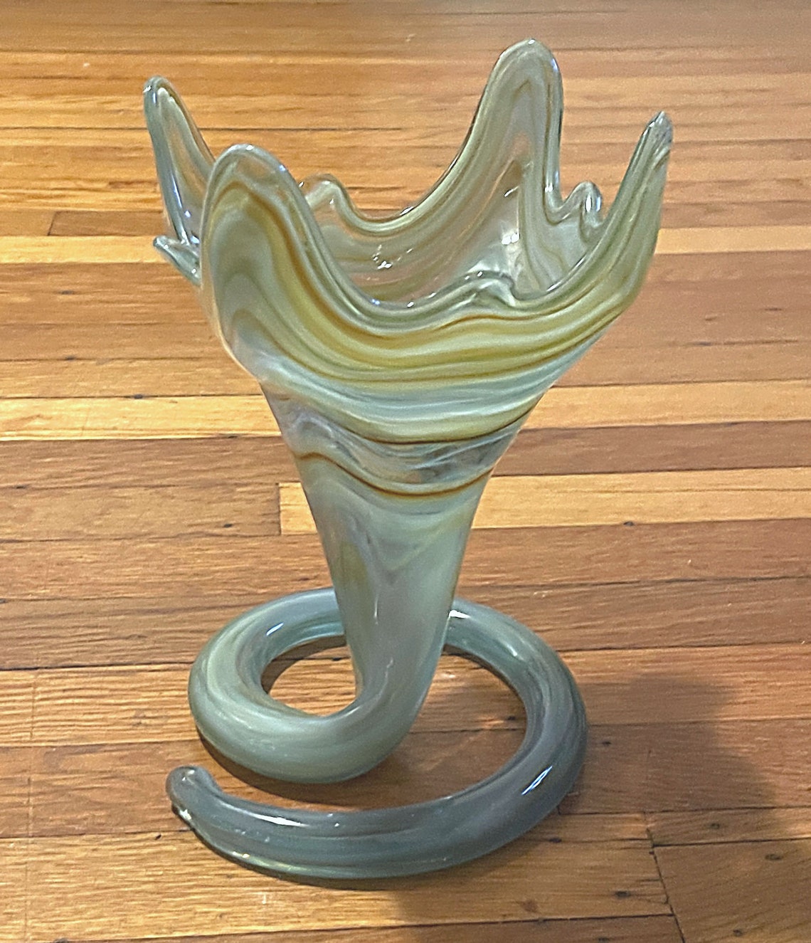 Vintage 1970s SOONER Art Glass Aka Old Hickory Glass End of Day Vase - Etsy