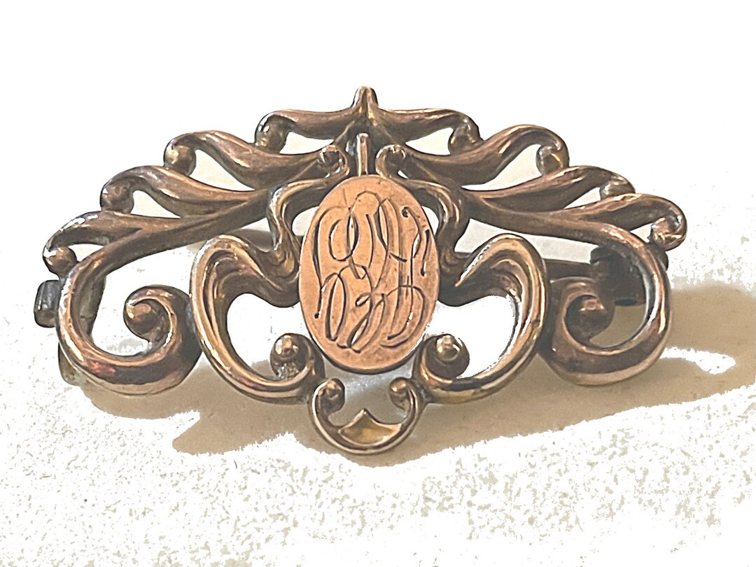 Antique 1890s PSCO Gold Filled Watch Pin - Etsy