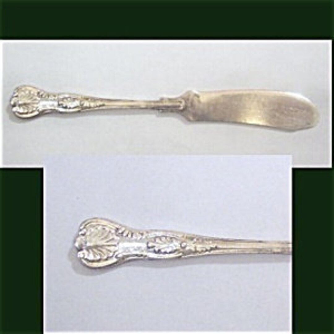 Antique1888 Kings Pattern Flat Handled Butter Spreader, Vintage ...