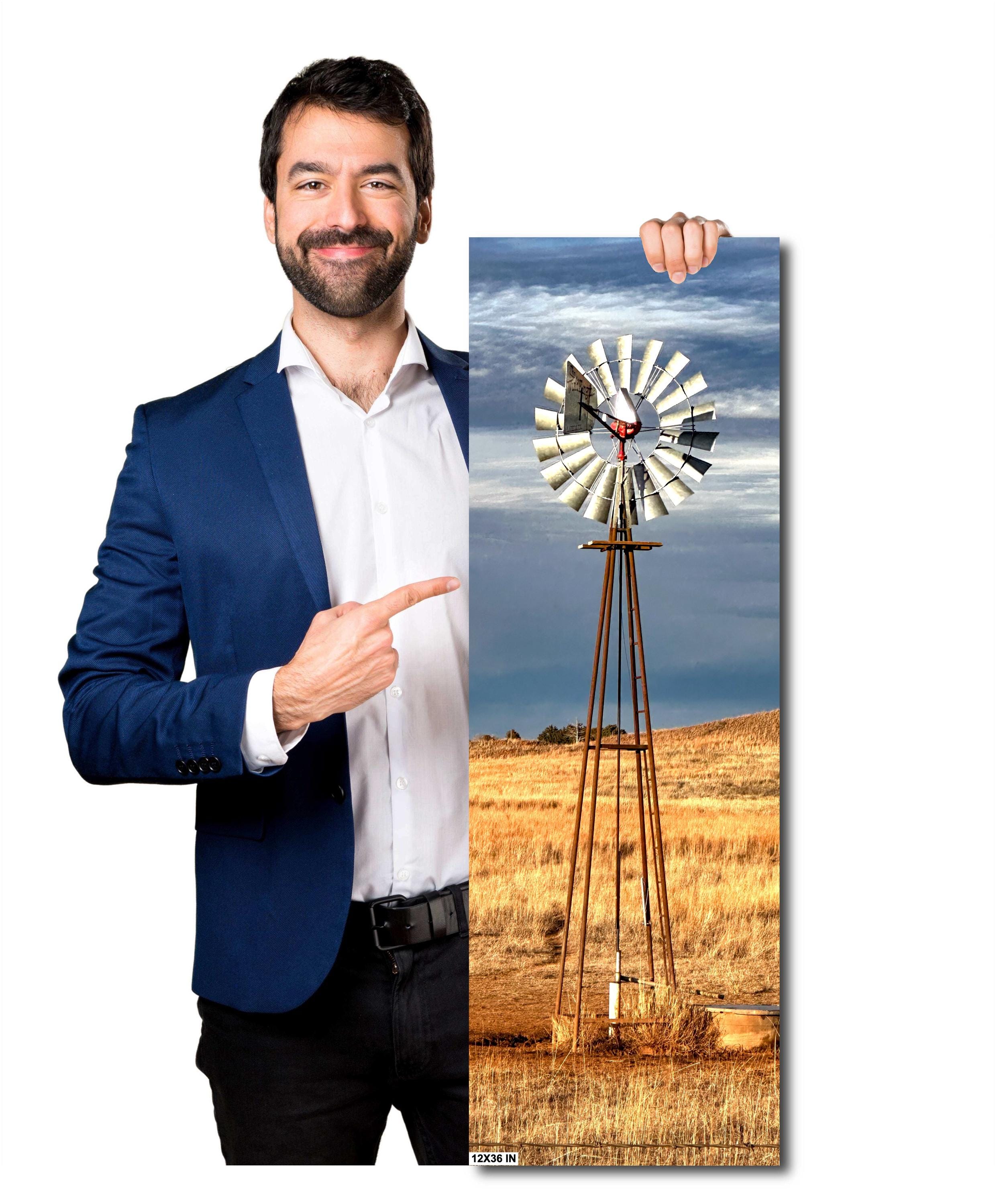 Oklahoma, Windmill on Western Oklahoma Prairie With Storm Rolling In - Etsy
