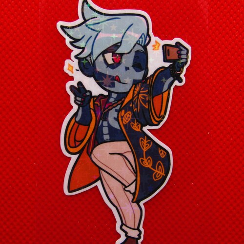 Monster Prom monster Camp Milo Holographic Sticker Vinyl - Etsy