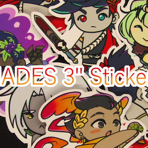 Hades Vinyl Sticker Sets - Etsy