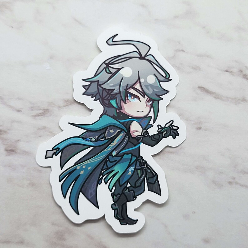 3 Inch Alhaitham Kaveh Vinyl Sticker Genshin Impact Fanart - Etsy