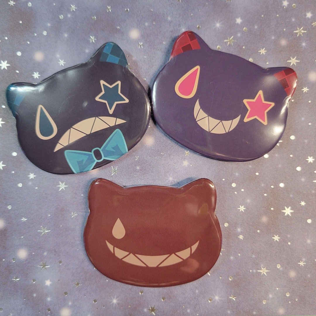 Lyney and Lynette Cat Buttons Genshin Impact Fanart - Etsy