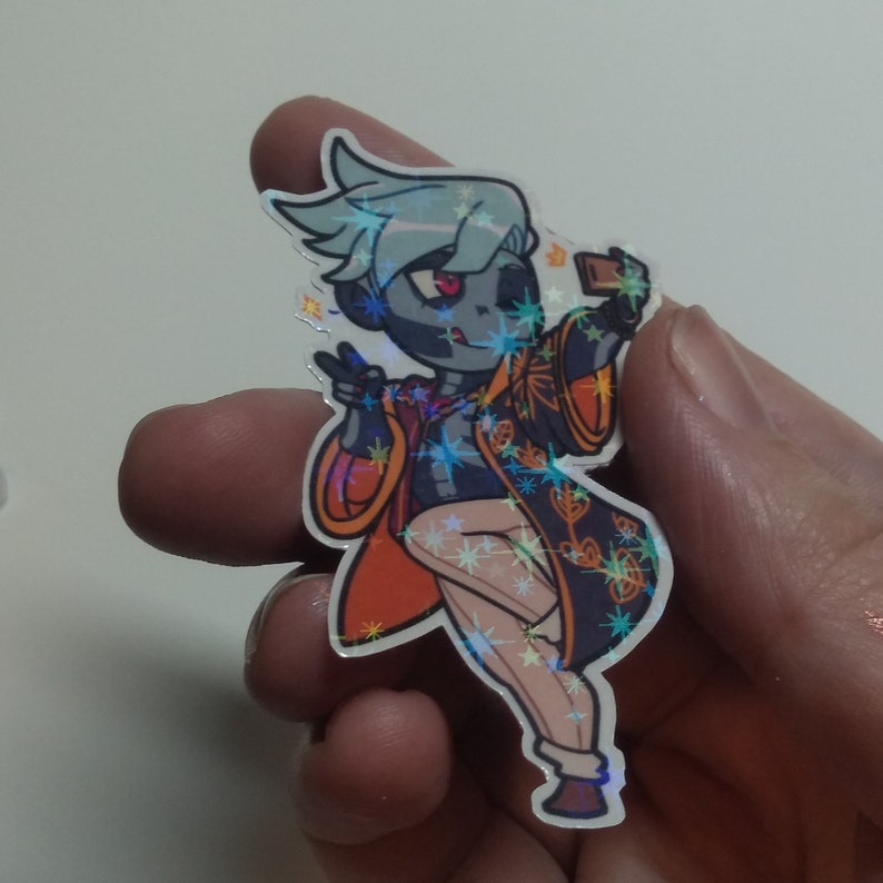 Monster Prom monster Camp Milo Holographic Sticker Vinyl - Etsy UK