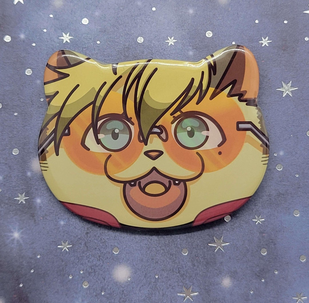 2.3inch Cat Vash the Stampede Cat Pin Badge Trigun Stampede Pin Fanart ...